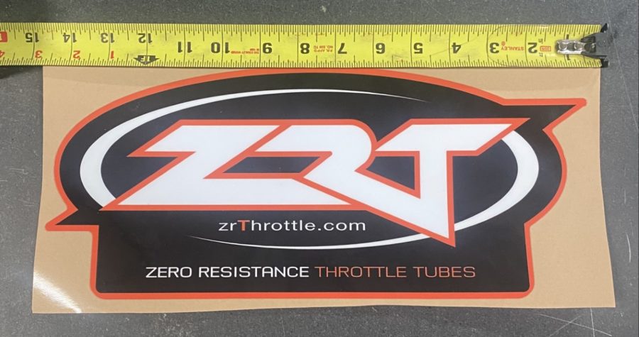 Truck Sticker Medium 14x6 - Zero Resistance Throttle